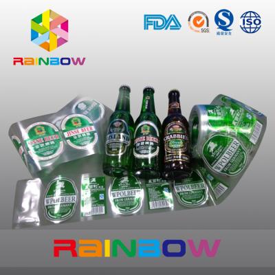 China PET / PVC Heat Shrink Sleeve Labels For Wine / Juice ,  Custom Printing Logo for sale
