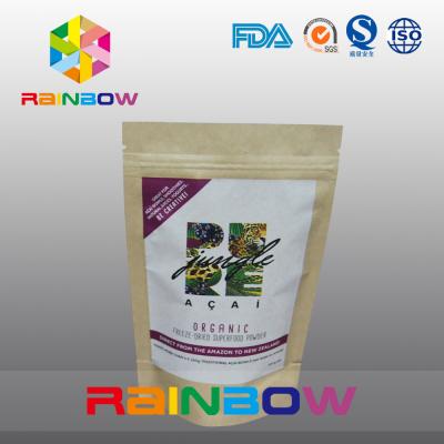 China Printed Customized Paper Bags Zipper Doypack Food Packaging Bag for sale