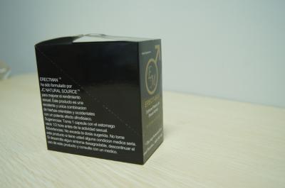 China Encore Hard Sexual Enhancement Pill Paper Packaging Box / Blister Card Bag for sale