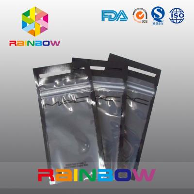China See Through Logo Printing Headset / Earphone Packaging Bags / Pouch With k for sale