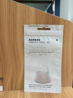 China Three Side Seal Clear Front Cosmetic Packaging Bag , Pearl Powder k Pouch for sale