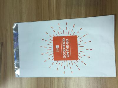 China Kraft Paper Lined Foil Inside Roast Chicken Packaging Bags Customized Design for sale