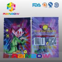 China Custom Printing Logo M.G Herbal Incense k Bags 5g 4g Spice Smoke Bag for sale