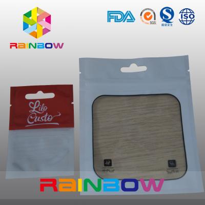 China Mylar k Bag Plastic Pouches Packaging With Transparent Window For Goods for sale