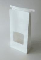 China White Kraft Paper Customized Paper Bags With Tintie For Oolong Tea / Chocolate Packaging for sale