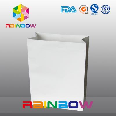China Pain Paper Bag Supermaket Shopping Bag For Food , Clothes Packing Bags for sale