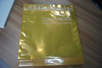 China Transparent Front Display Plastic Cosmetic Packaging Bag With Zipper for sale