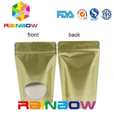 China Food Grade Stand Up Zipper Bag For Coconut Chips / Pet Food / Snack / Biscuit for sale