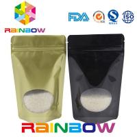 China Food Grade Stand Up Zipper Bag For Coconut Chips / Pet Food / Snack / Biscuit for sale