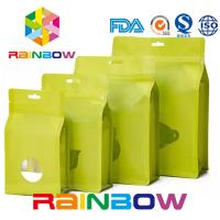 China Food Grade Stand Up Zipper Bag For Coconut Chips / Pet Food / Snack / Biscuit for sale