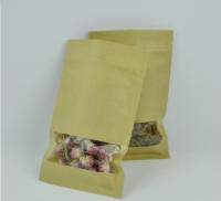 China Custom Recyclable Paper Tea Bags Packaging with Transparent Window for sale