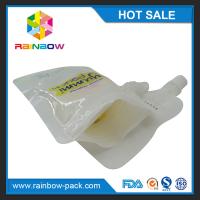 China Customized Reusable  Plastic Stand Up  Squeeze  Pouch for Baby Food/juice/soup for sale