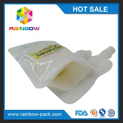 China Customized Reusable  Plastic Stand Up  Squeeze  Pouch for Baby Food/juice/soup for sale