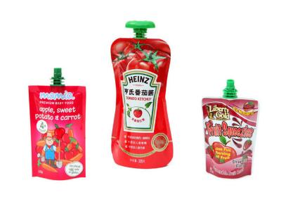 China Liquid Plastic Pouches Packaging for drinking / Flexible doypack pouch for sale