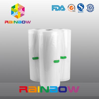 China Vacuum Texture Food Film Bags / Vacuum Sealer Saver Rolls With Smooth Side for sale