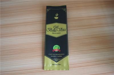 China Matt Aluminum Foil Side Gusset Foil Pouch Packaging Quad Seal Packaging Bag for sale