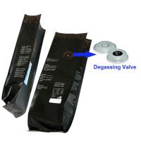 China Aluminum Foil Pouch Packaging Side Gusset Quad Seal Packaging Coffee Bag with Valve for sale