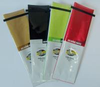 China Side Gusset Aluminum Foil Lamination Kraft Paper Bag with Tin Tie for sale