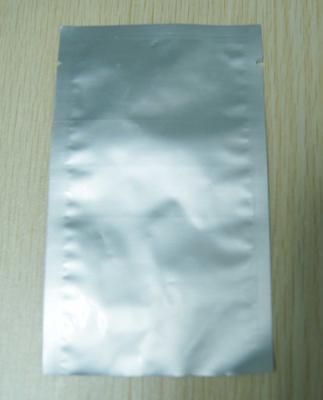 China 3 Side Sealed Aluminum Foil Pouch Packaging Zip Lock Laminated Bag for Food for sale