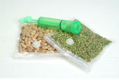 China Laminated 3 Side Vacuum Pumping Air Bag Food Vacuum Seal Bags For Fish / Vegatable for sale