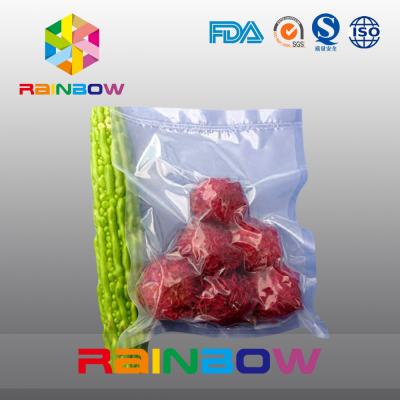 China Vegetables And Fruits Food Vacuum Seal Bags Composite Freeze Vacuum Bag for sale