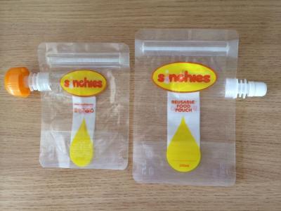 China FDA certification reusable liquid food spout pouch with leakproof for sale