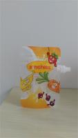 China Food Grade Stand Up Spout Pouch for Baby Food,Beverage,Juice with Zipper& Side Spout for sale