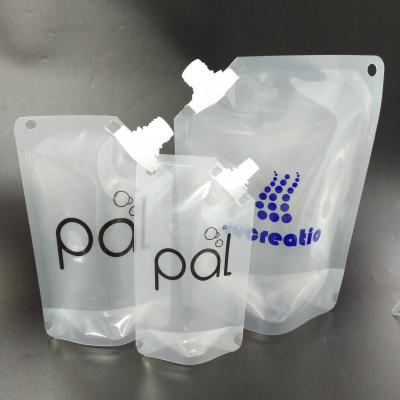 China Stand Up Spout Pouch Packaging liquid Spout Bags Reusable Food Packaging for sale