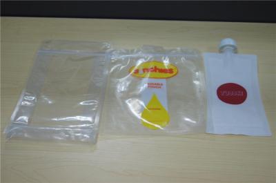China FDA Approved 500ml Organic Fermented Honey Drinks Packaging Stand Up Spout Bag for sale