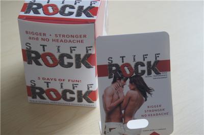 China Custom Printed Male Sex Enhancement Blister Pack Packaging in Red for sale