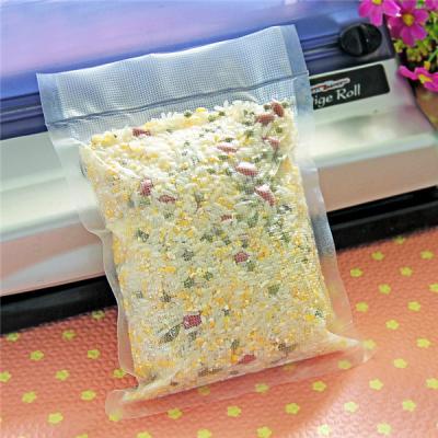 China Grip Seal Plastic Bags For Frozen Food Seed Corn / Vacuum Packaging Bag Rice Packaging for sale