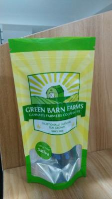 China Customized Stand Up Food Aluminium Foil Laminated Zipper Bags wtih Clear Window for sale