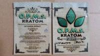 China Custom kratom herbal incense packaging / 3ct OPMS capsules kratom bag for sale