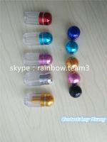 China Aluminum Foil Clear Plastic Pill Bottles / Pill Vial Gelatin Capsule Packing for sale
