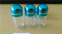 China Reusable Small Plastic Pill Bottles Empty Plastic Pill Containers For Single Capsule for sale