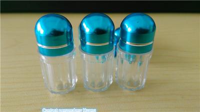 China Reusable Small Plastic Pill Bottles Empty Plastic Pill Containers For Single Capsule for sale