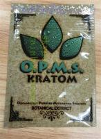 China Aluminum foil top k packaging bags for cannabinoids kratom capsules / mitragyna for sale