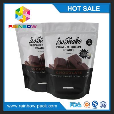 China Premium Protein Powder Personized Foil Pouch Packaging gravure printing for sale