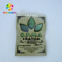 China Kratom Herbal Incense Bag Packaging With Zip Lock , Herbal Incense Bag for sale