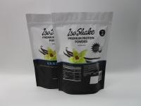 China Black matt aluminum foil food bag , stand up coffee bean packaging for sale