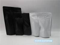 China Foil lined plastic coffee bags with degassing valve for 250g coffee powder packaging with zipper for sale