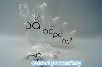 China Biodegradable Double zipper 200ml Spout Pouch Packaging PET / NY / PE for sale