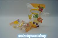 China FDA  juice zip lock printing Spout Pouch Packaging eco friendly for sale