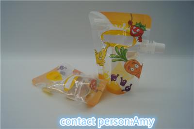 China FDA  juice zip lock printing Spout Pouch Packaging eco friendly for sale