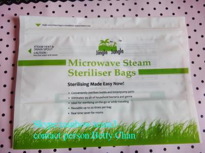 China Custom printing wholesale stand up k microwave steriliser bag for sale