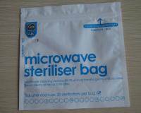 China microwave steriliser stand up zip lock bag with custom printed for sale