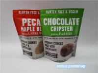 China Custom Made Promotional Chocolate Biscuit Snack Bag Packaging Gravure Printing for sale