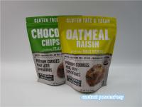 China Custom Made Promotional Chocolate Biscuit Snack Bag Packaging Gravure Printing for sale