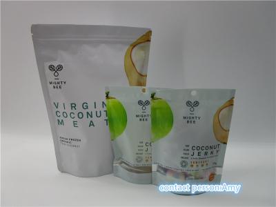 China Customized Food Grade Candy Plastic Packaging Bags 30g 43g Zipper Top Sealing for sale