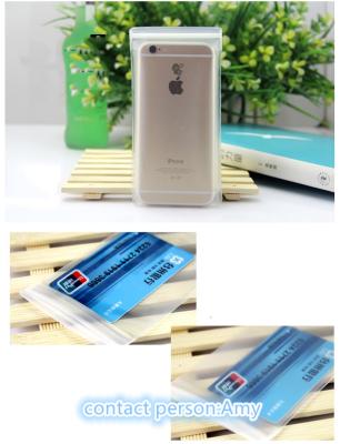 China Soft surface PVC zipper pouch , EVA Plastic Pouches Packaging bag for iphone packaging for sale